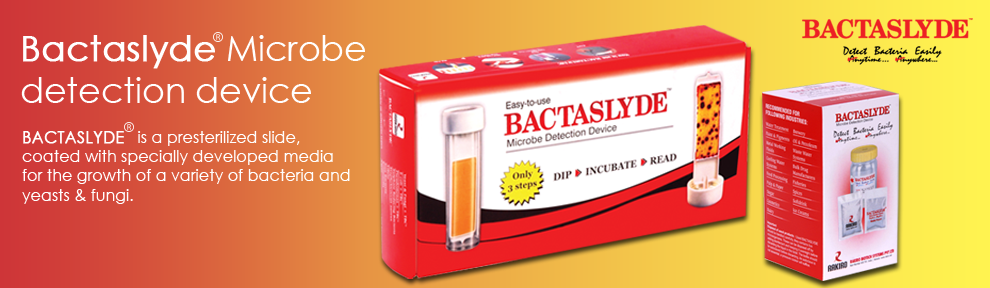 BACTASLYDE – BACTERIA TEST DISLIDE - BACTASLYDE - Bacteria Test Kit